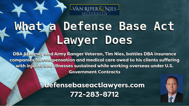 What a Defense Base Act Lawyer Does - Defense Base Act Attorneys